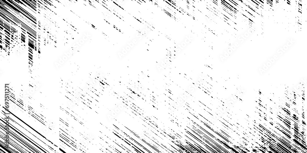 Distressed black sketches line texture. Distress Overlay Texture. White ...