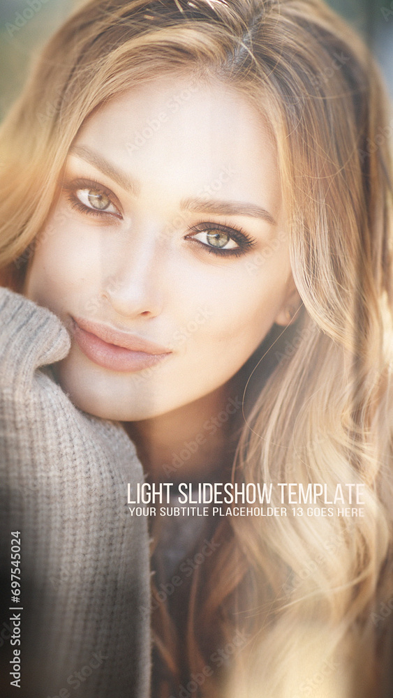 Light Slideshow Template Stock Template | Adobe Stock