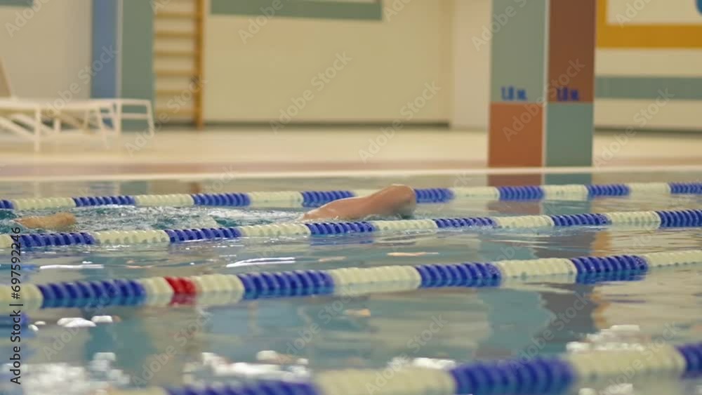 Man swimming in a Swimming Pool. Athlete, Sports, Swimming Training ...