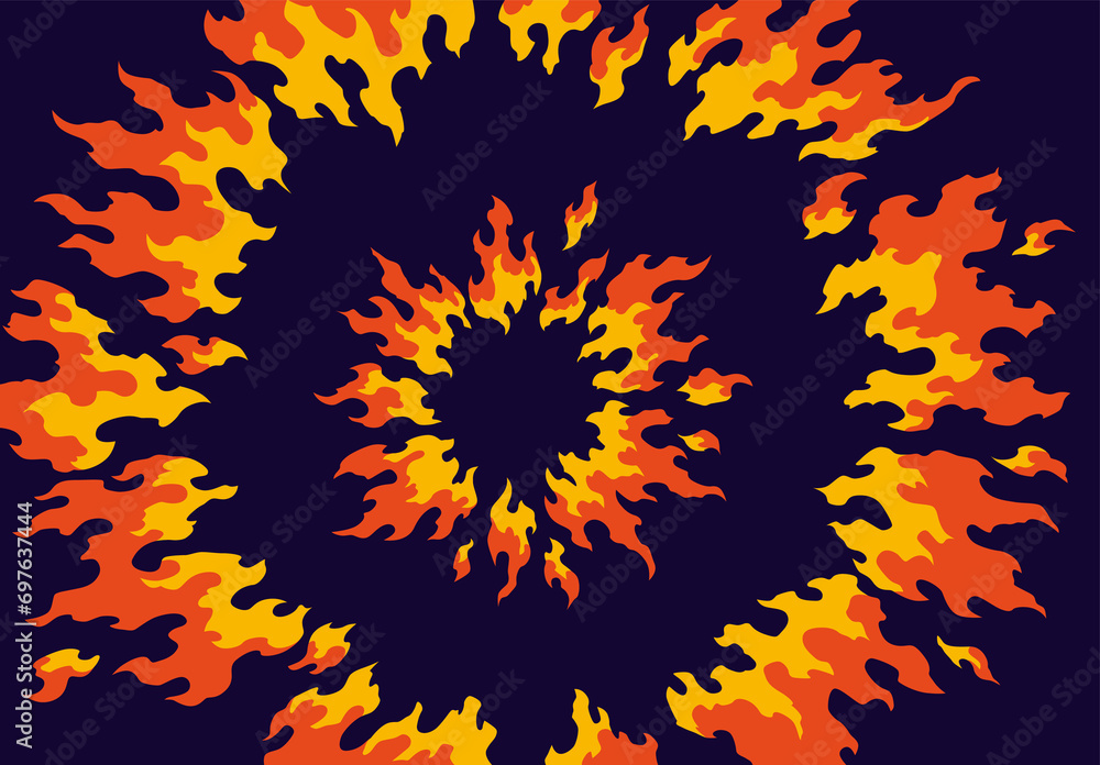 Comic book flame background. Cartoon explosion element. Boom cloud and ...