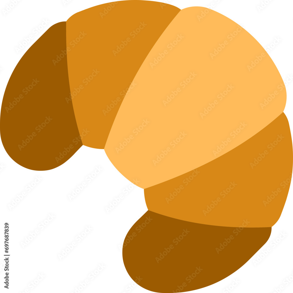 croissant logo vector, croissant icon vector, croissant sticker vector ...