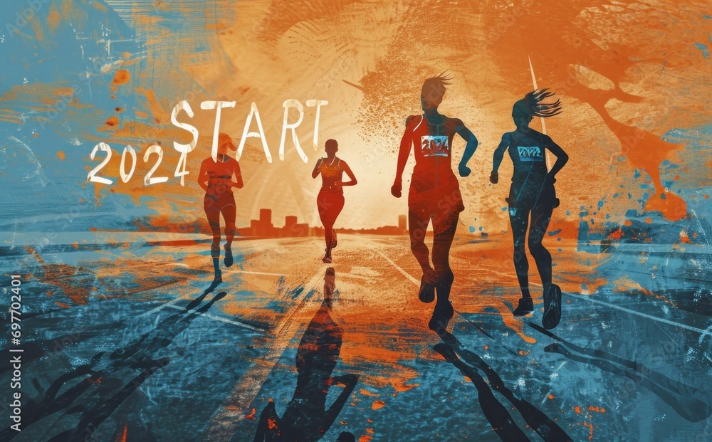 New Beginnings in 2024 - Athlete's Feet at Starting Line | new year ...