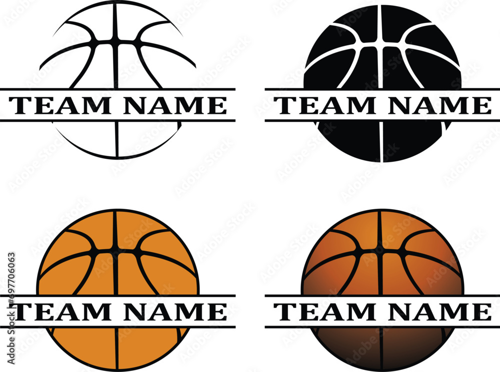 Basketball Design Team Name Space is a sports design template that ...