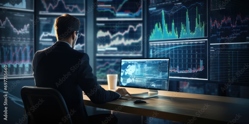 Business woman drawing global structure networking and data exchanges ...