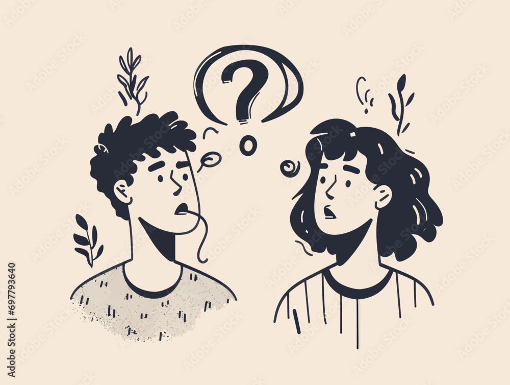 Enigmatic Identity: A Vintage Style Conceptual Art Illustration ...