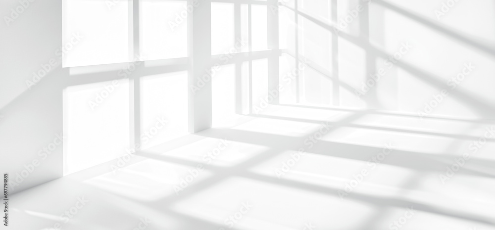 Realistic and minimalist blurred natural light windows on transparent ...