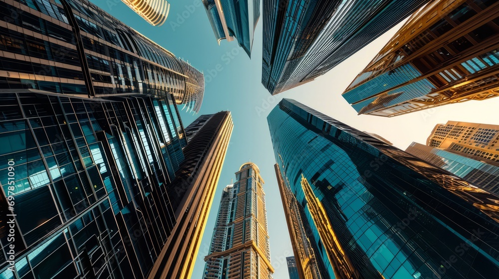 Skyscrapers Cityscape Wallpaper The City And The Road In The Modern