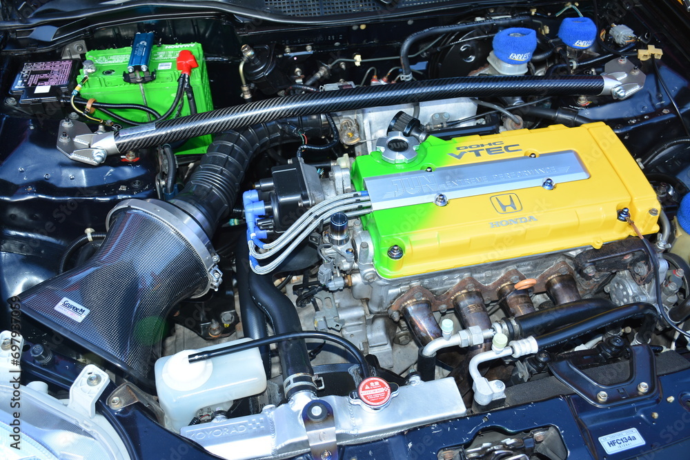 Honda civic engine at Bumper to Bumper 19 in Pasay, Philippines Stock ...