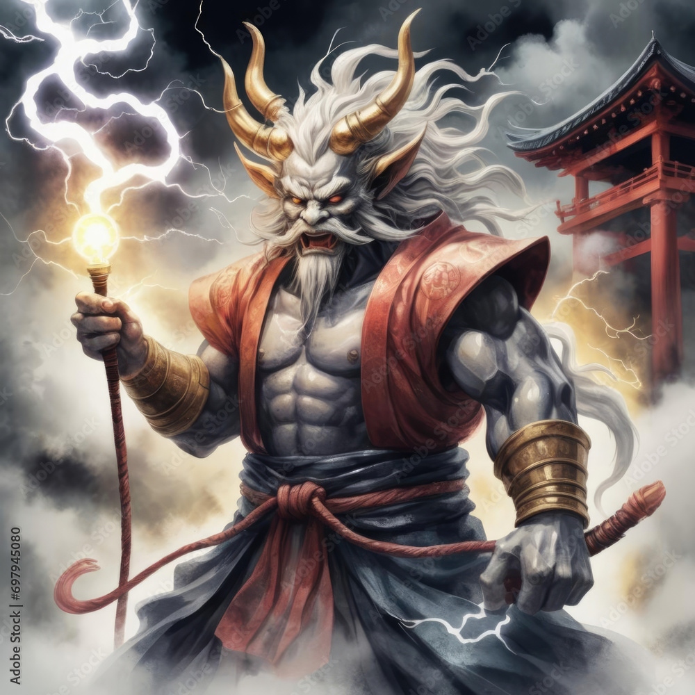 Raijin the Thunder God: Modern Technological Interpretation of Japanese ...