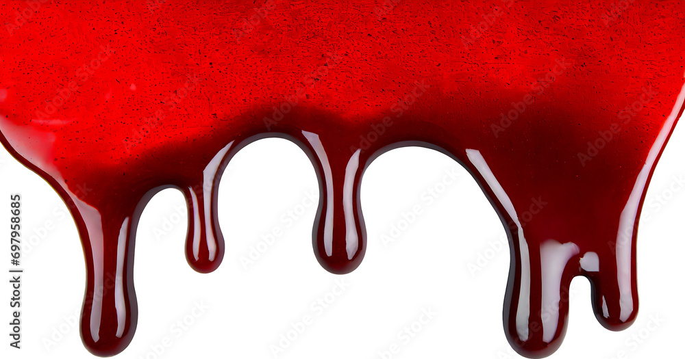 Dripping blood isolated on transparent background png Stock Photo ...