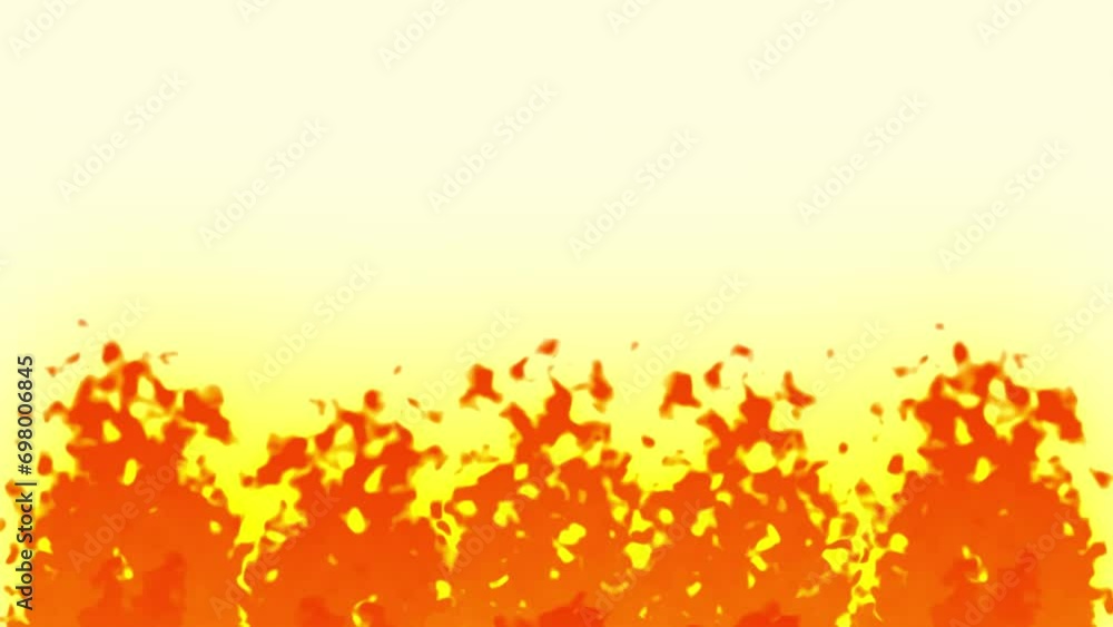 Fire animation motion graphics hot fiery flame hot embers glow burning ...