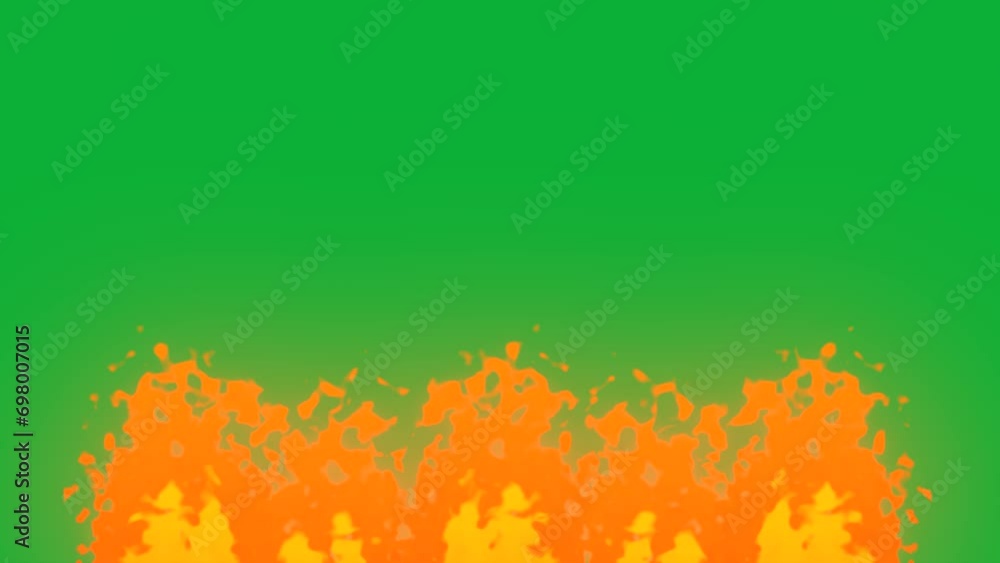 Fire animation motion graphics hot fiery flame hot embers glow burning particles digital ...