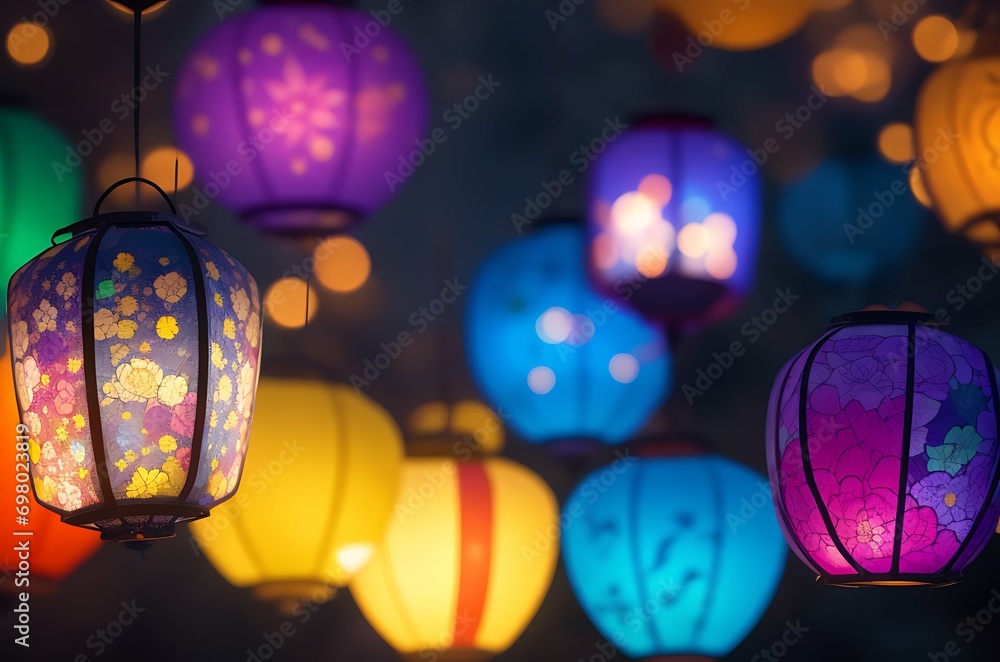Some beautiful Vesak lantern that light up the days of Vesak Stock ...