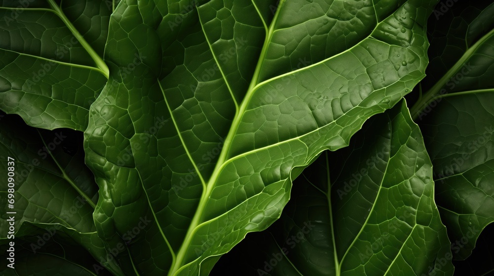 Vibrant collard greens with large, crinkled leaves, showcasing ...