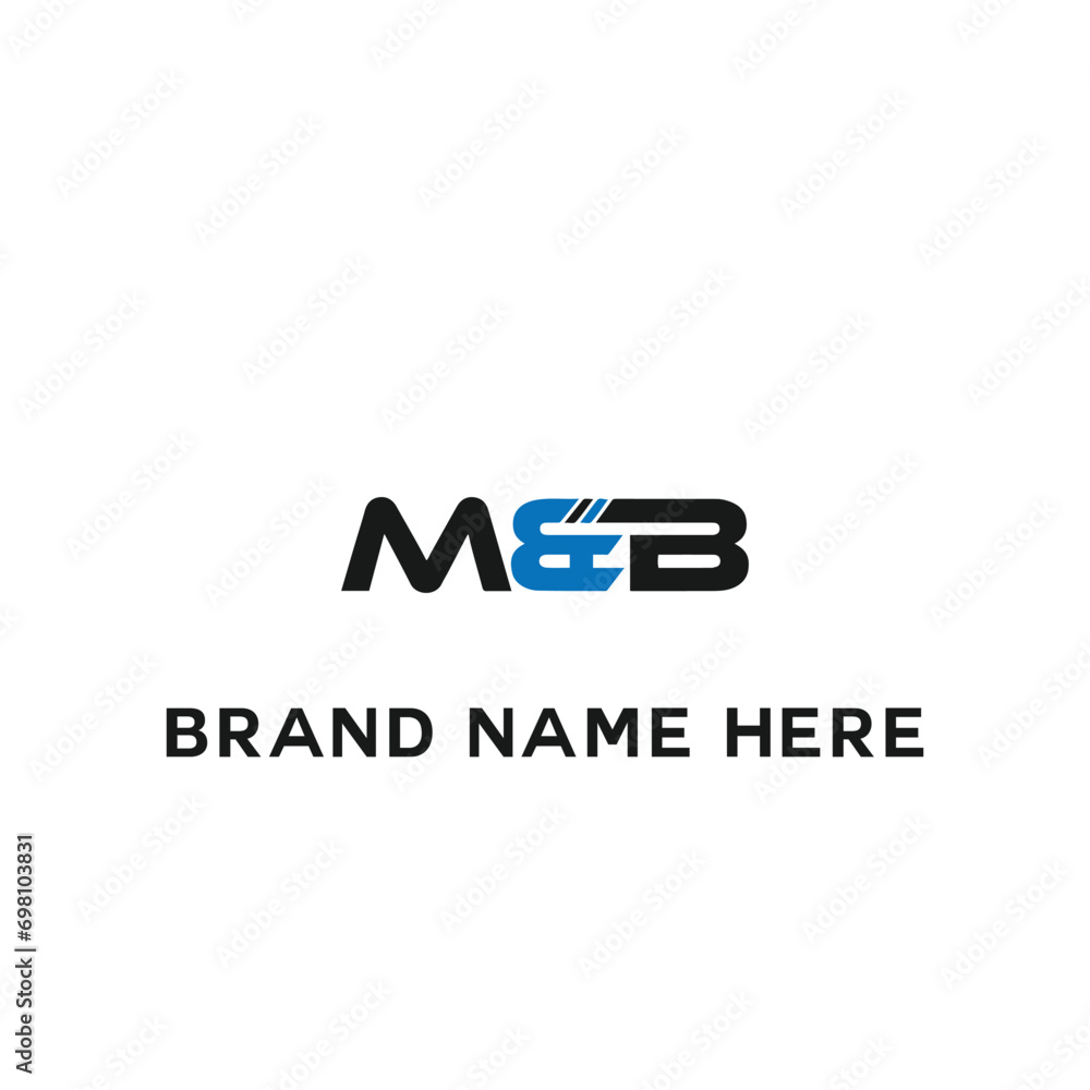 Mbb Logo M B B Design White Mbb Letter Mbb M B B Letter Logo Design