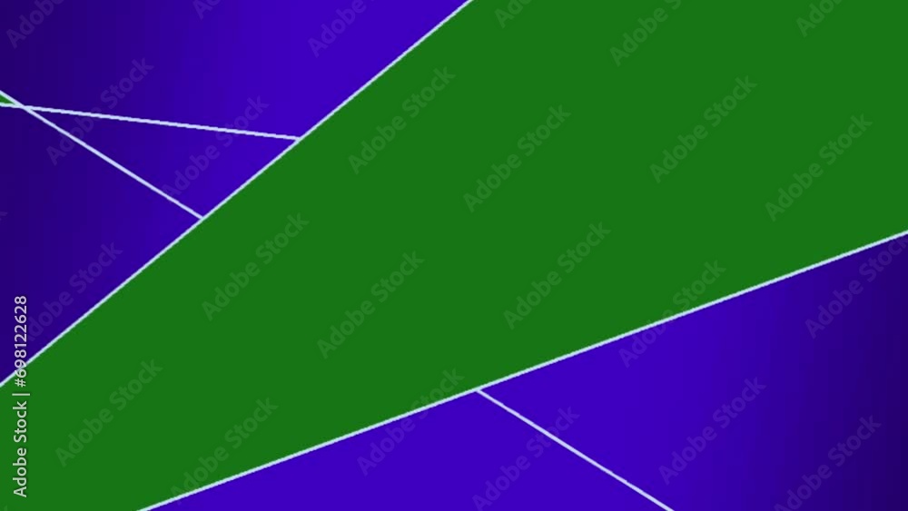Modern diagonal line transition on green screen chroma key background ...