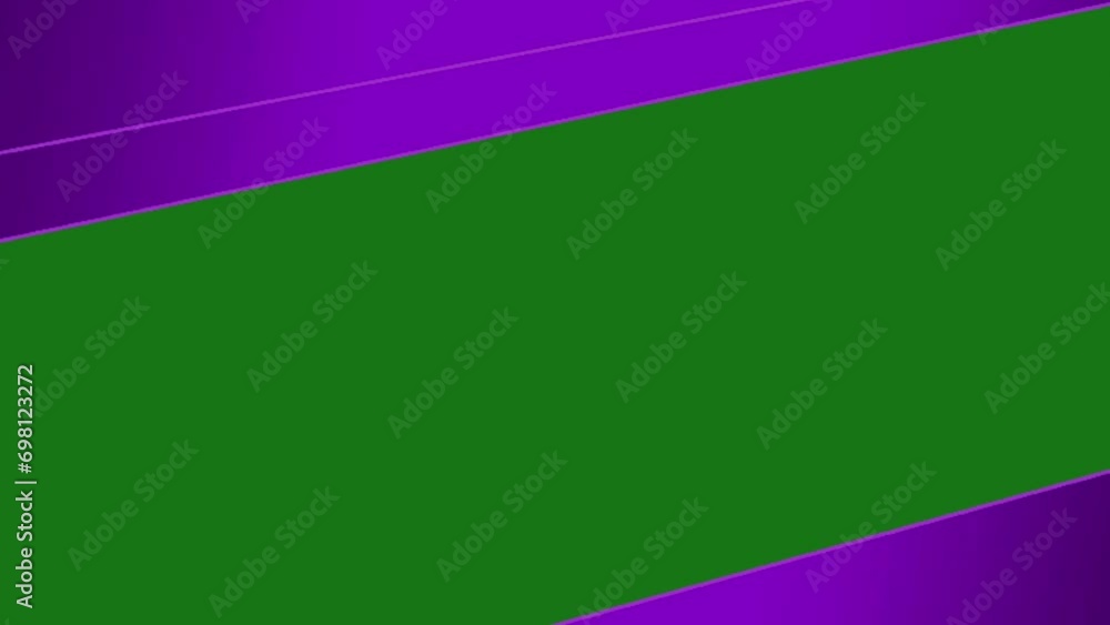 Modern diagonal line transition on green screen chroma key background ...