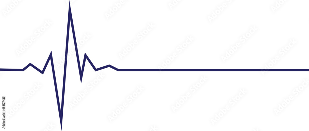Heart cardiogram line icon Pulse, ecg, electrocardiogram, graph, rhythm ...