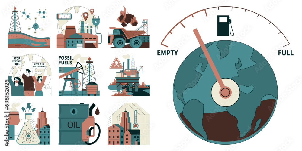 Fossil Fuel Set Fossil Resources Extraction And Its Impact On Climate