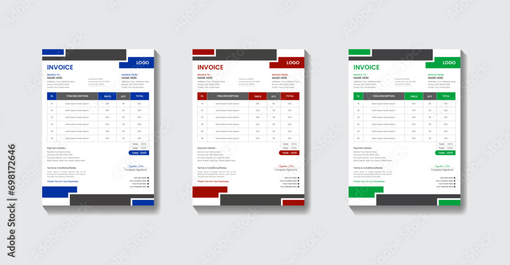 a sample invoice accompanied by a payment schedule. Billing and cash ...