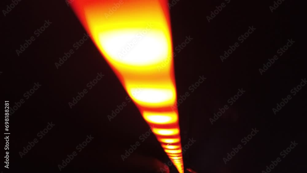 Roof Top Of Limousine Interior With Bright Neon Lights Changing Colors ...