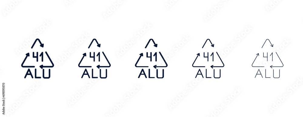 41 alu outline icon. Black, bold, regular, thin, light icon from user ...