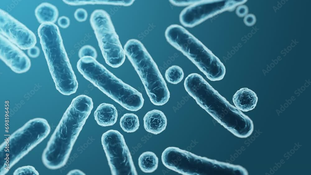 Enterobacteriaceae, gram-negative rod-shaped bacteria, part of ...