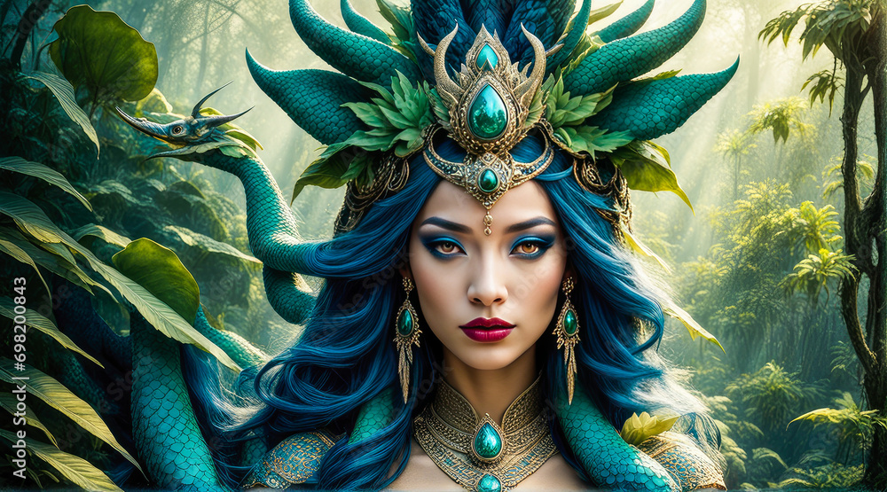 Divine Serpents: Artistic Portrayals of Nagas Queen, the Serpent ...