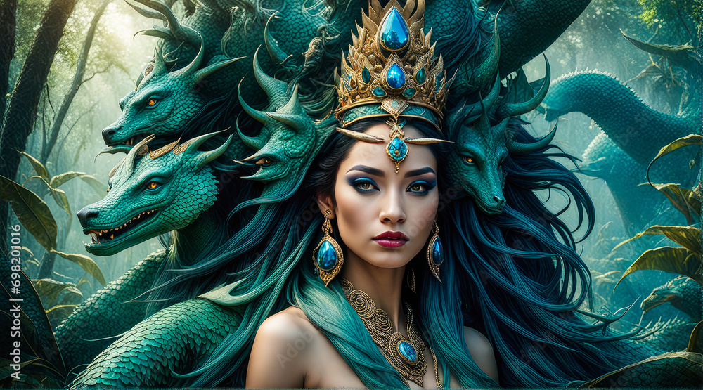 Divine Serpents: Artistic Portrayals of Nagas Queen, the Serpent ...