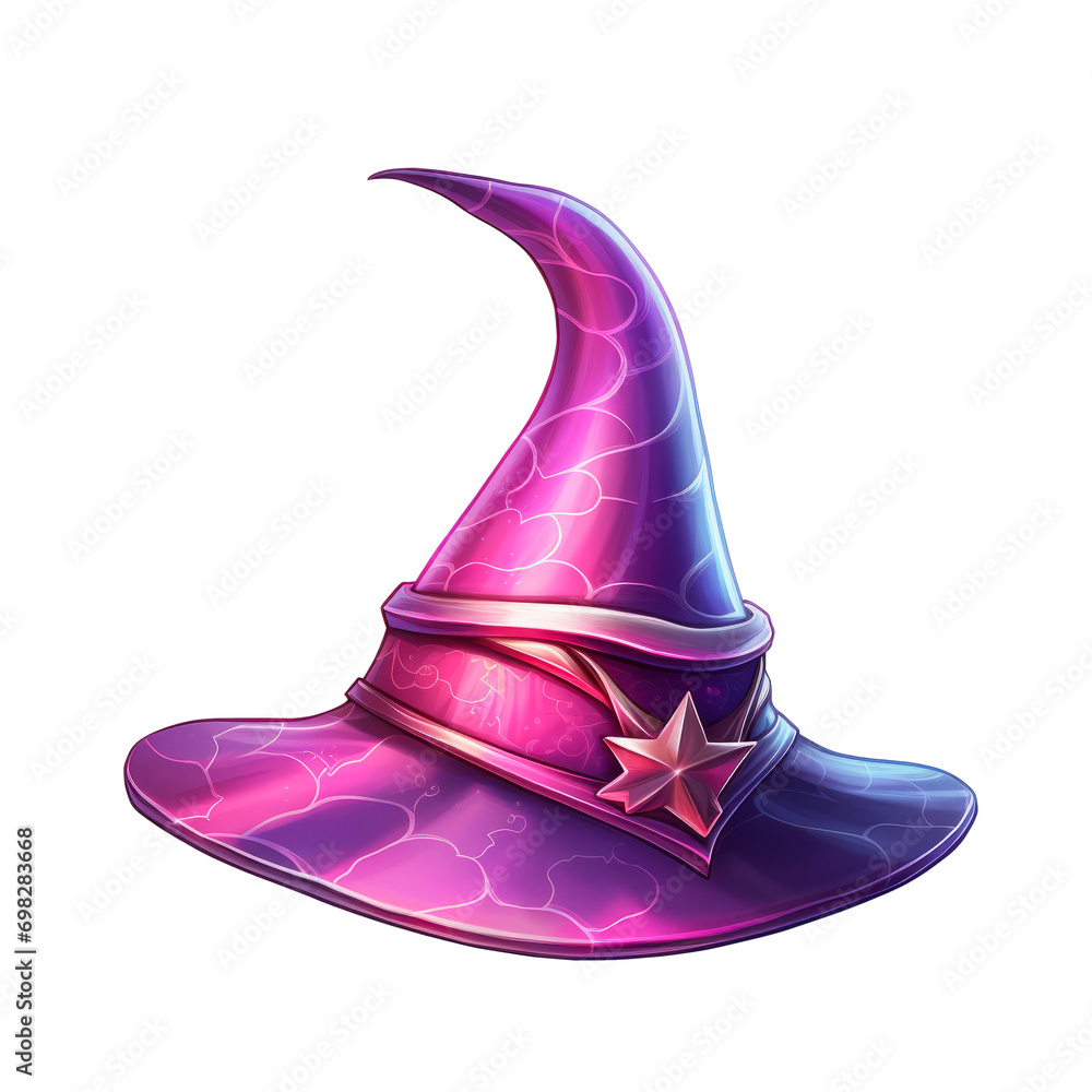 Magic witch hat isolated on transparent background. AI generated. PNG ...