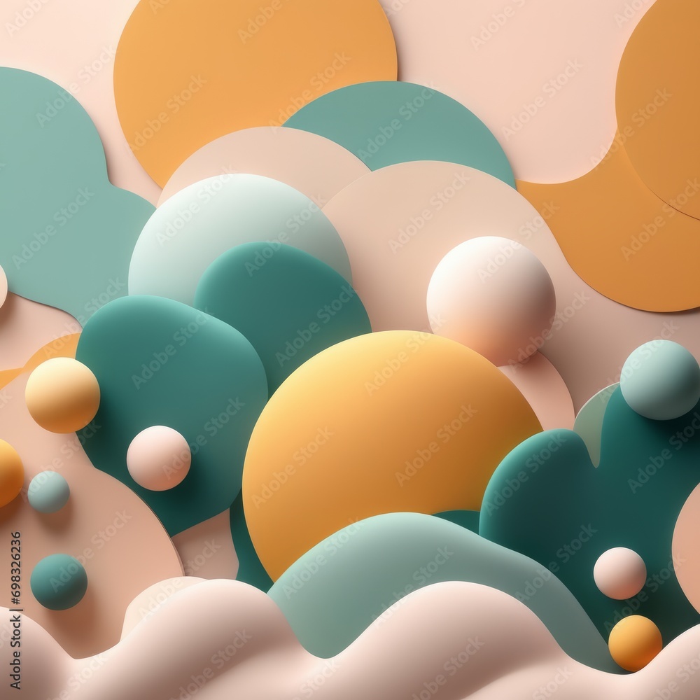 AI-generated illustration of a background of bright, vibrant colors and ...