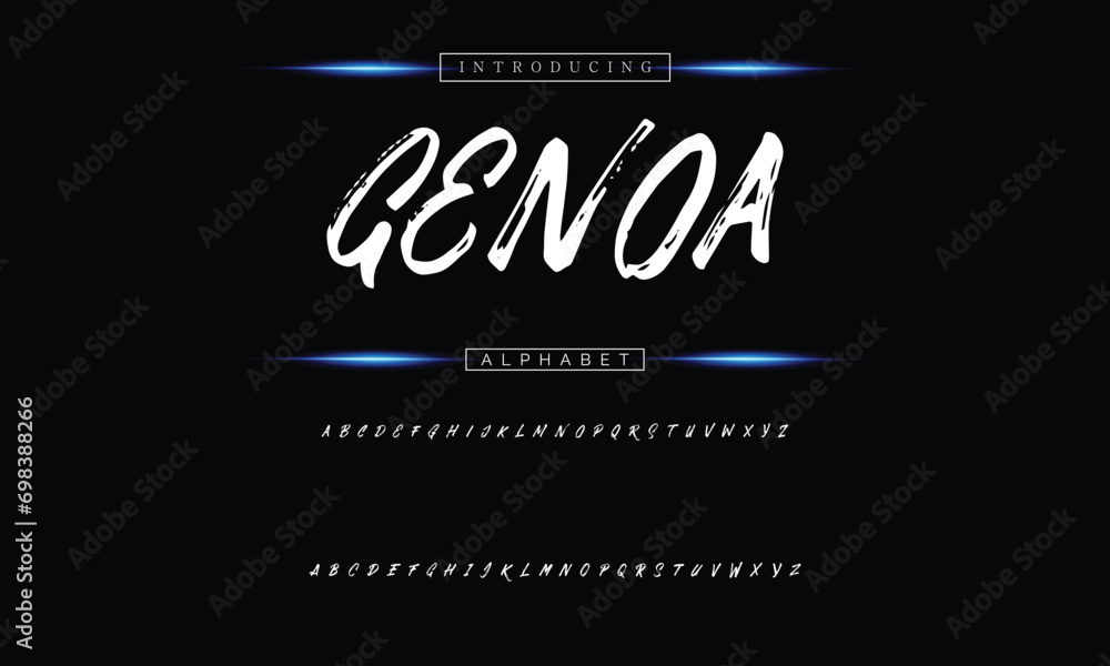 Lettering font isolated on black background. Texture alphabet in street ...