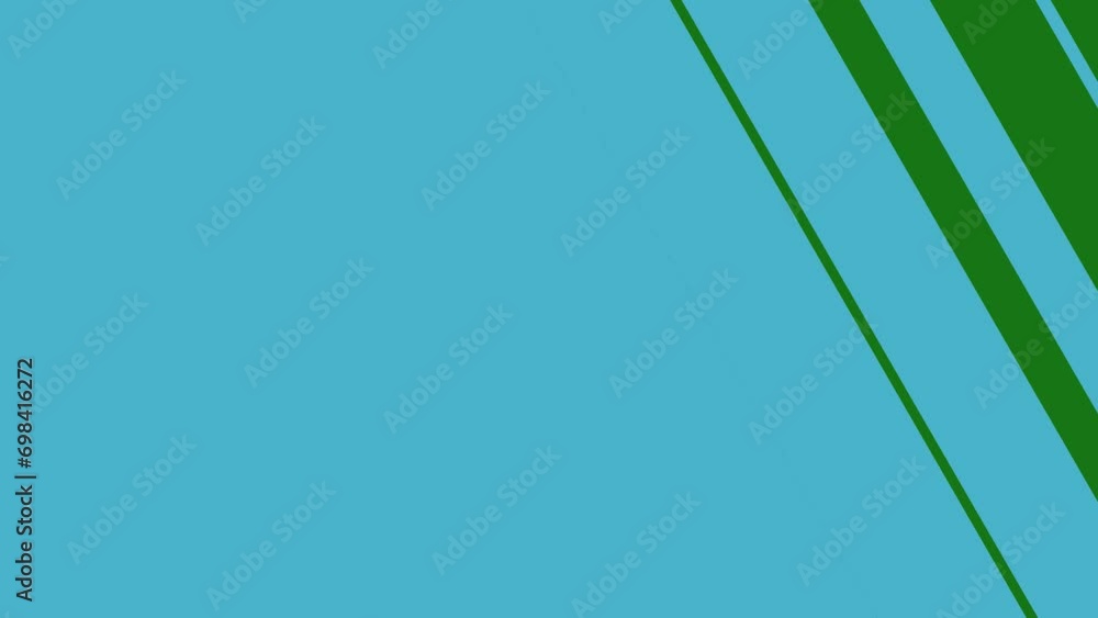 Vidéo Stock Modern shape transition in diagonal direction on green ...