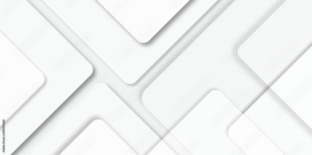 Abstract grey geometric vector background with soft shadow on neutral ...