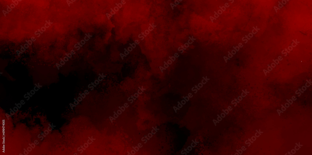 Red smoke texture on black. Freeze motion of red dust splash Abstract ...