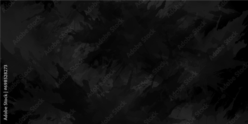 Black aquarelle painted galaxy view splatter splashes spit on wall.wall ...