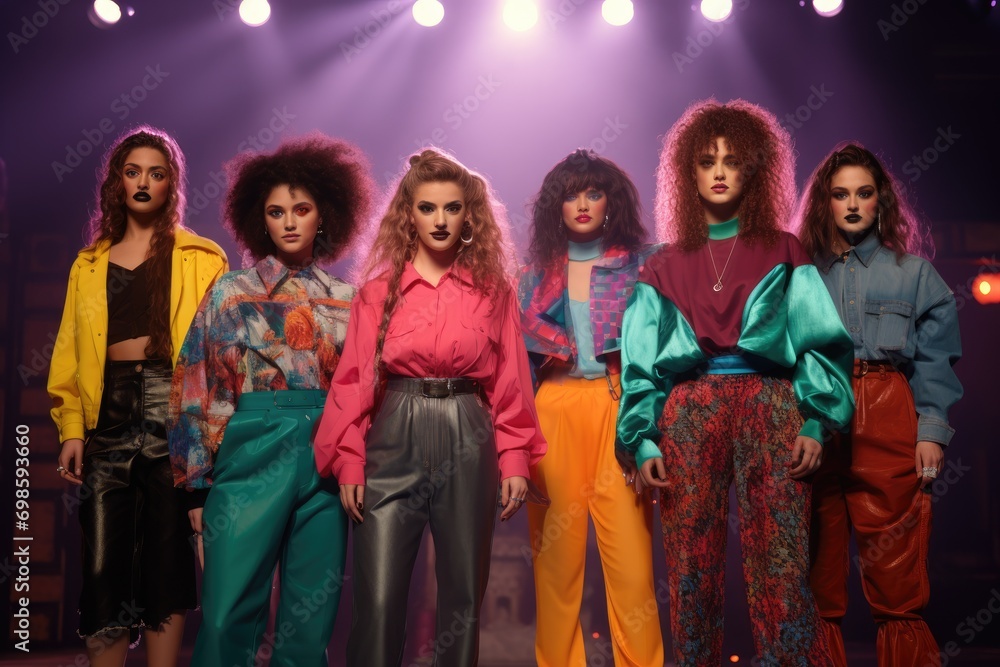 Retro Glamour: Journey through the 90s Fashion Runway, where Models ...