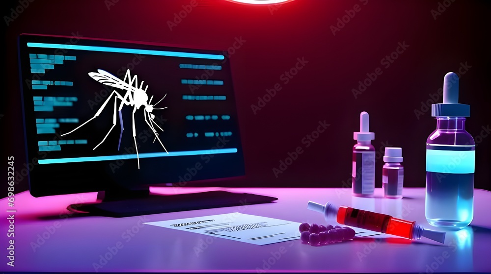 Graphic illustration for World Malaria Day for banner, Social media ...