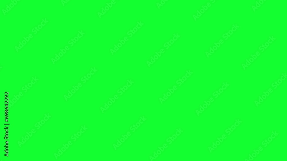 Lightning bolt striking in high resolution on green screen chromakey 4k ...