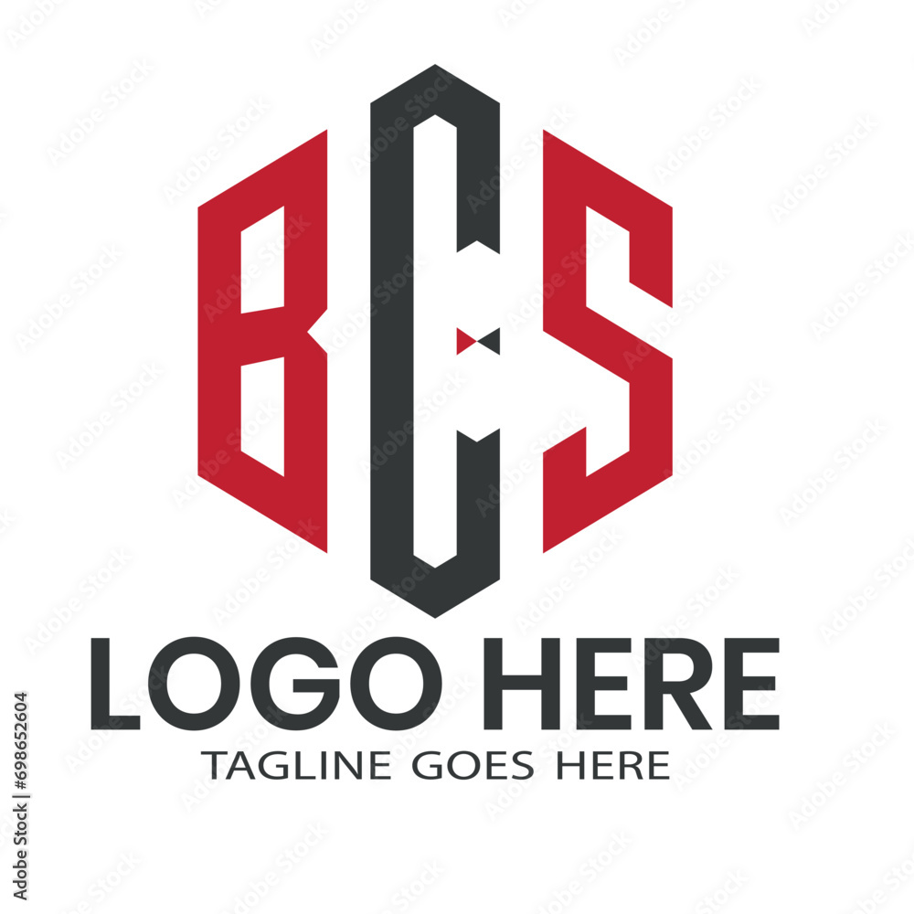 Vector Graphic Initials Letter BCS Logo Design Template. BCS Logo ...