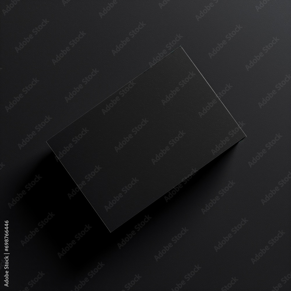 Black branding stationery mockup template, real photo, letterhead ...
