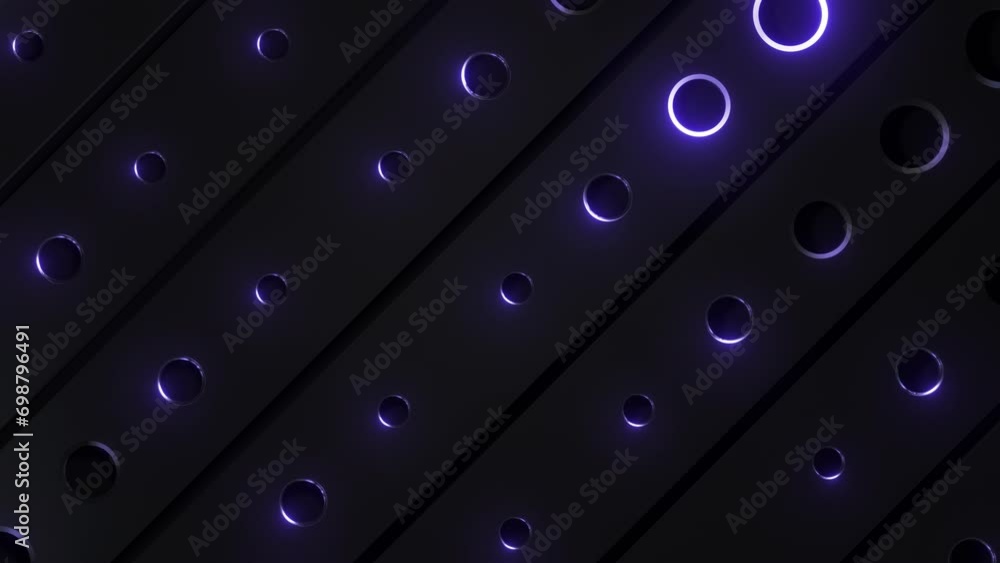 This stock motion graphic video of 4K Blue Round Shining Background ...