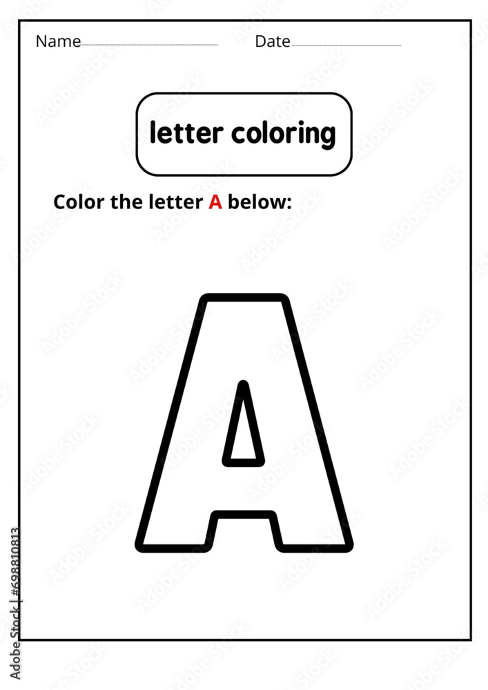 letter a worksheets preschool - writing letter a for kindergarten ...