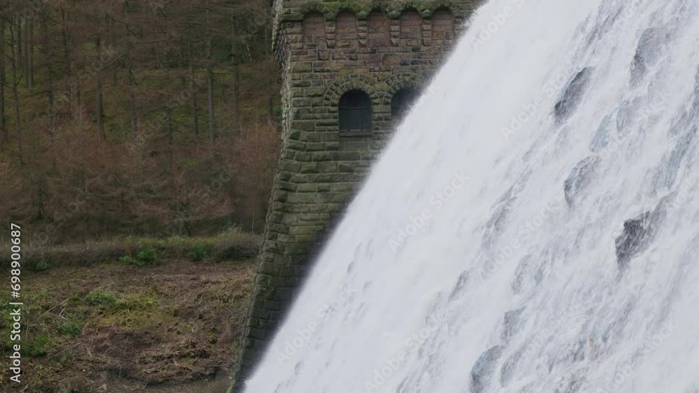 Views of the famous Howden and Derwent stone build Dams, used in the ...