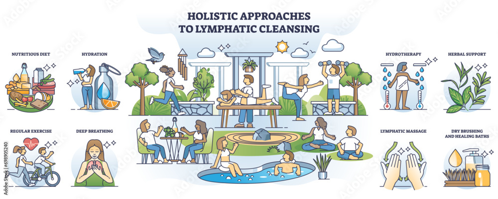 Holistic approaches to lymphatic cleansing and relaxation outline ...