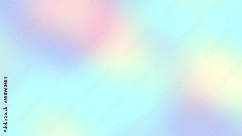 4K abstract de-focused Blue bokeh Light Leak gradient background loop ...