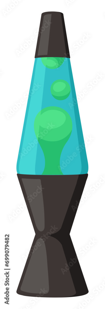 Lava Lamp SVG Image - Unique Retro Clip Art, Groovy Hippie Illustration ...
