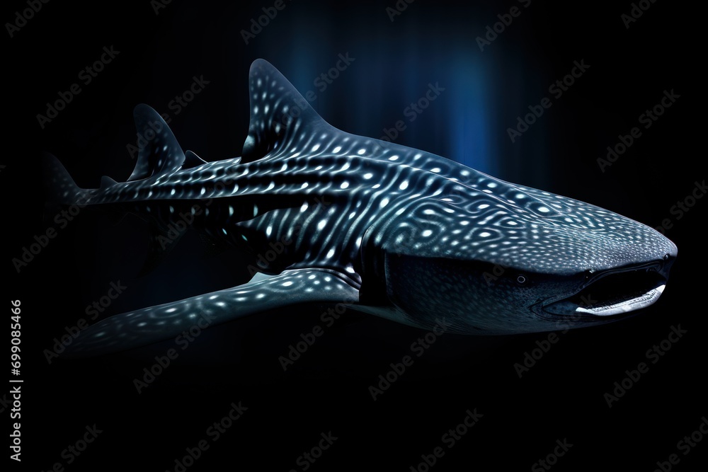 An image capturing the gentle demeanor of whale sharks as they swim ...