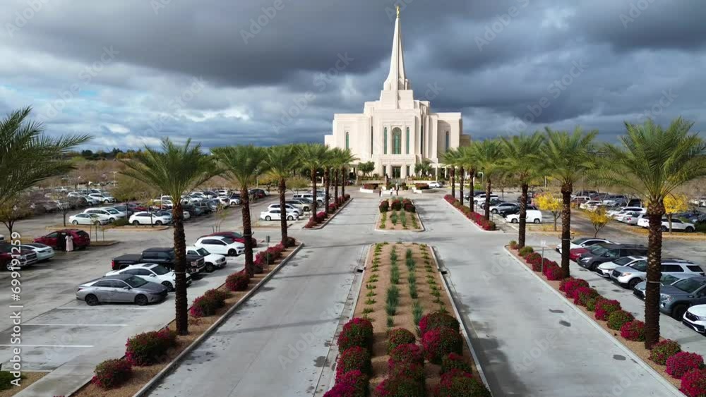 Mormon Temple in Gilbert Arizona, America, USA. Stunning architecture ...