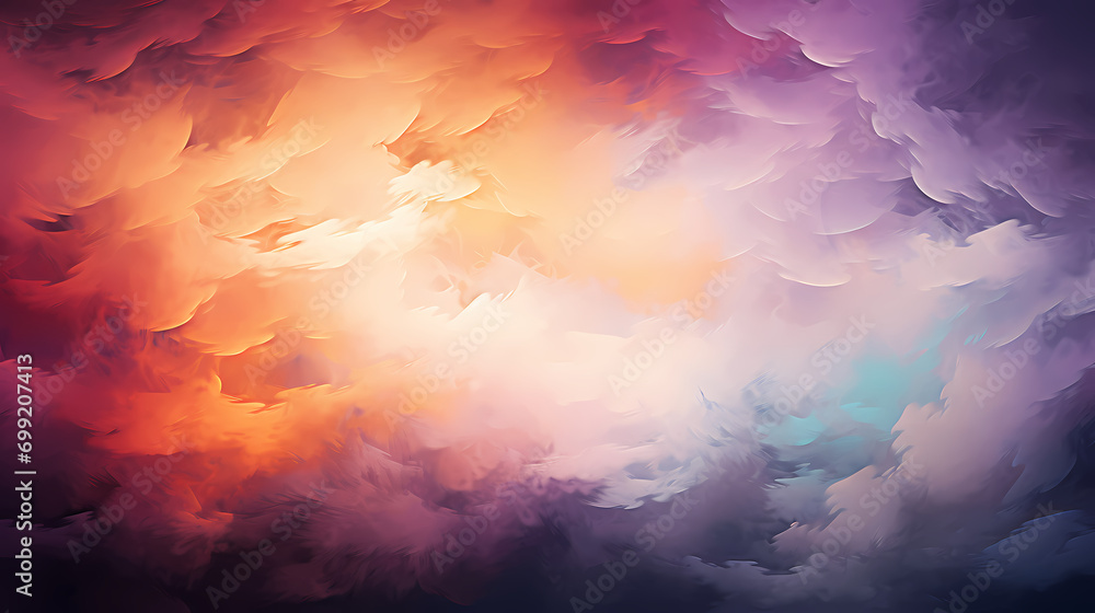 Abstract cloud wallpaper, watercolor poster web page PPT background ...